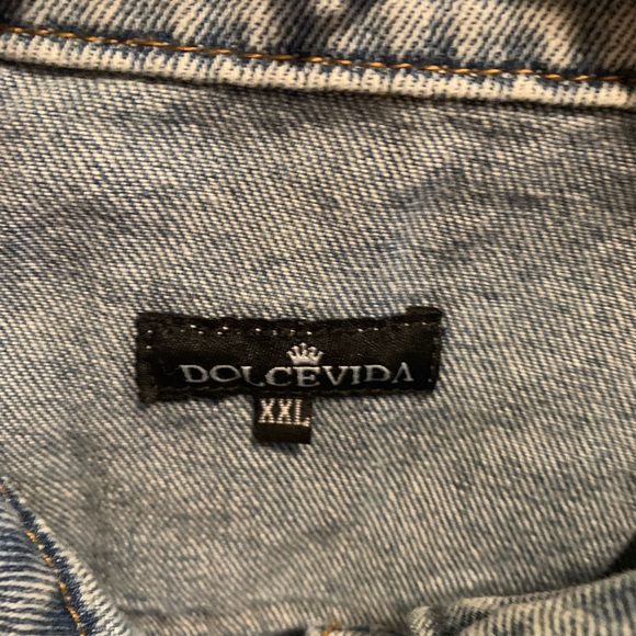 Jackets & Coats | Denim Jacket With Writing On It | Poshmark